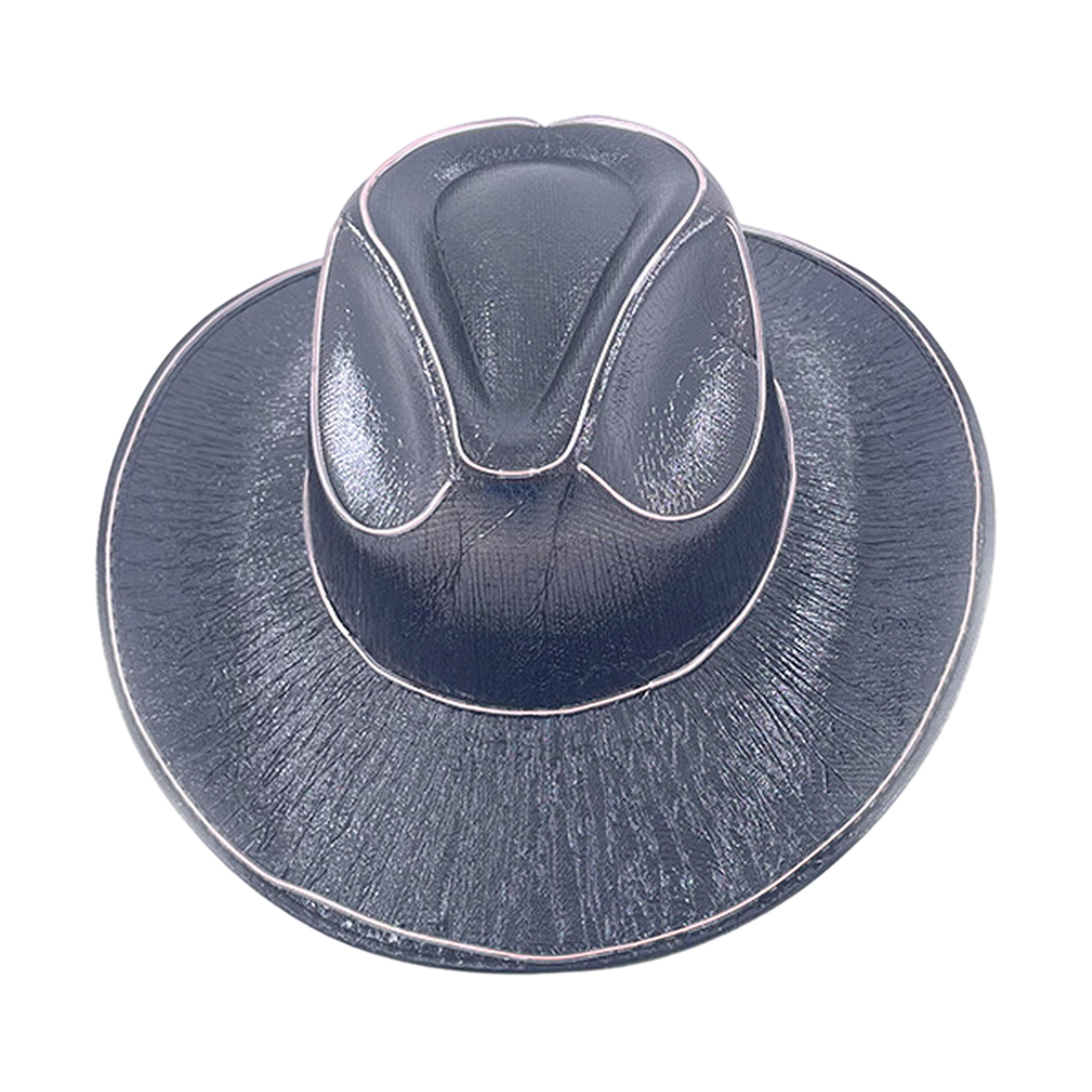Mosey Cowgirl Hat Wireless Disco Luminous Colorful LED Glowing Light ...