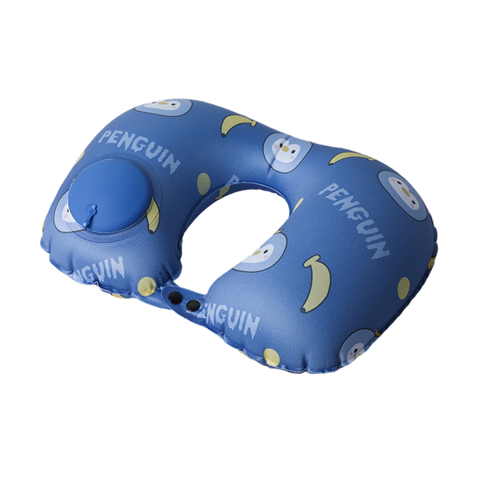 Mosey Inflatable U-Shape Neck Pillow Portable Press Inflation Ergonomic ...