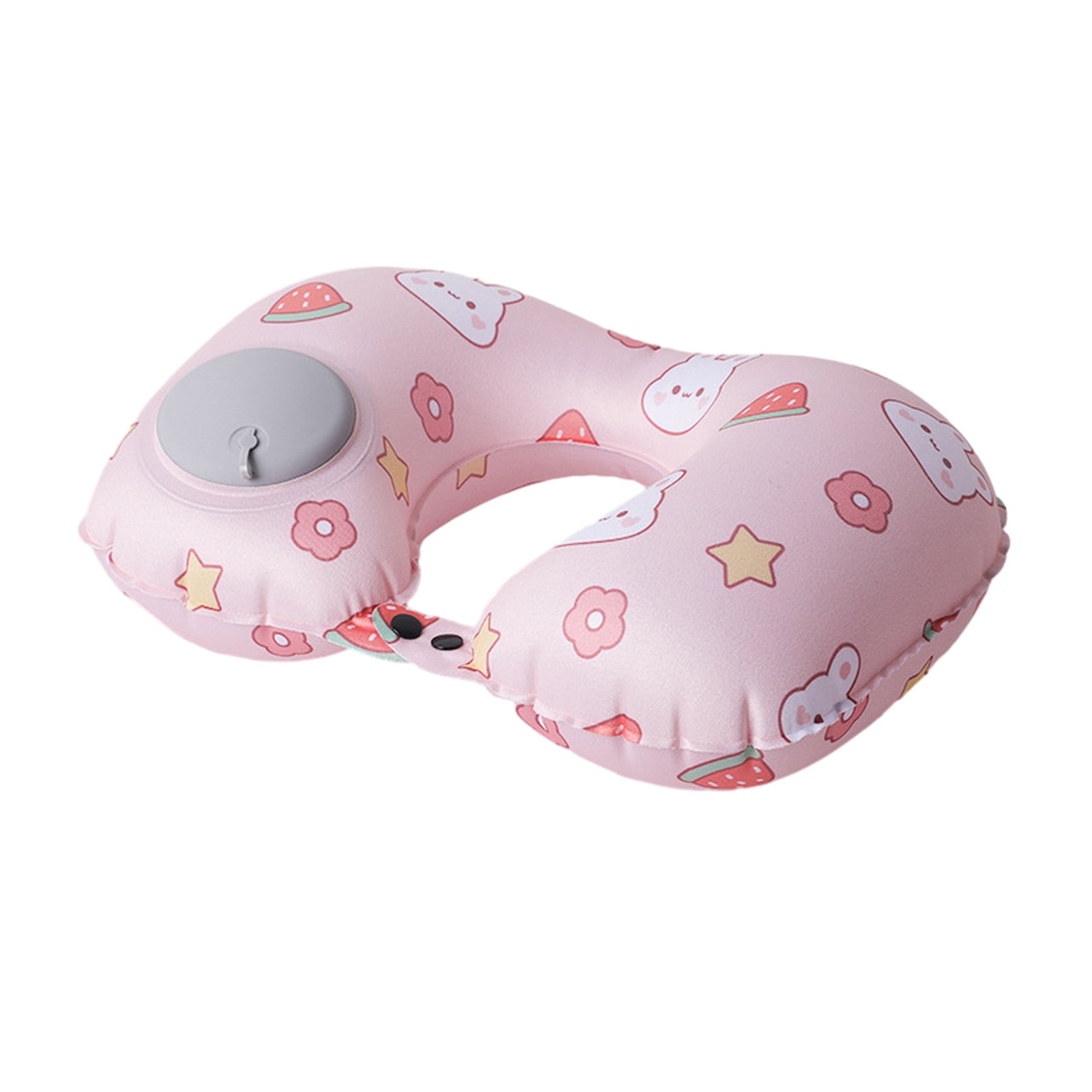 Mosey Inflatable U-Shape Neck Pillow Portable Press Inflation Ergonomic ...