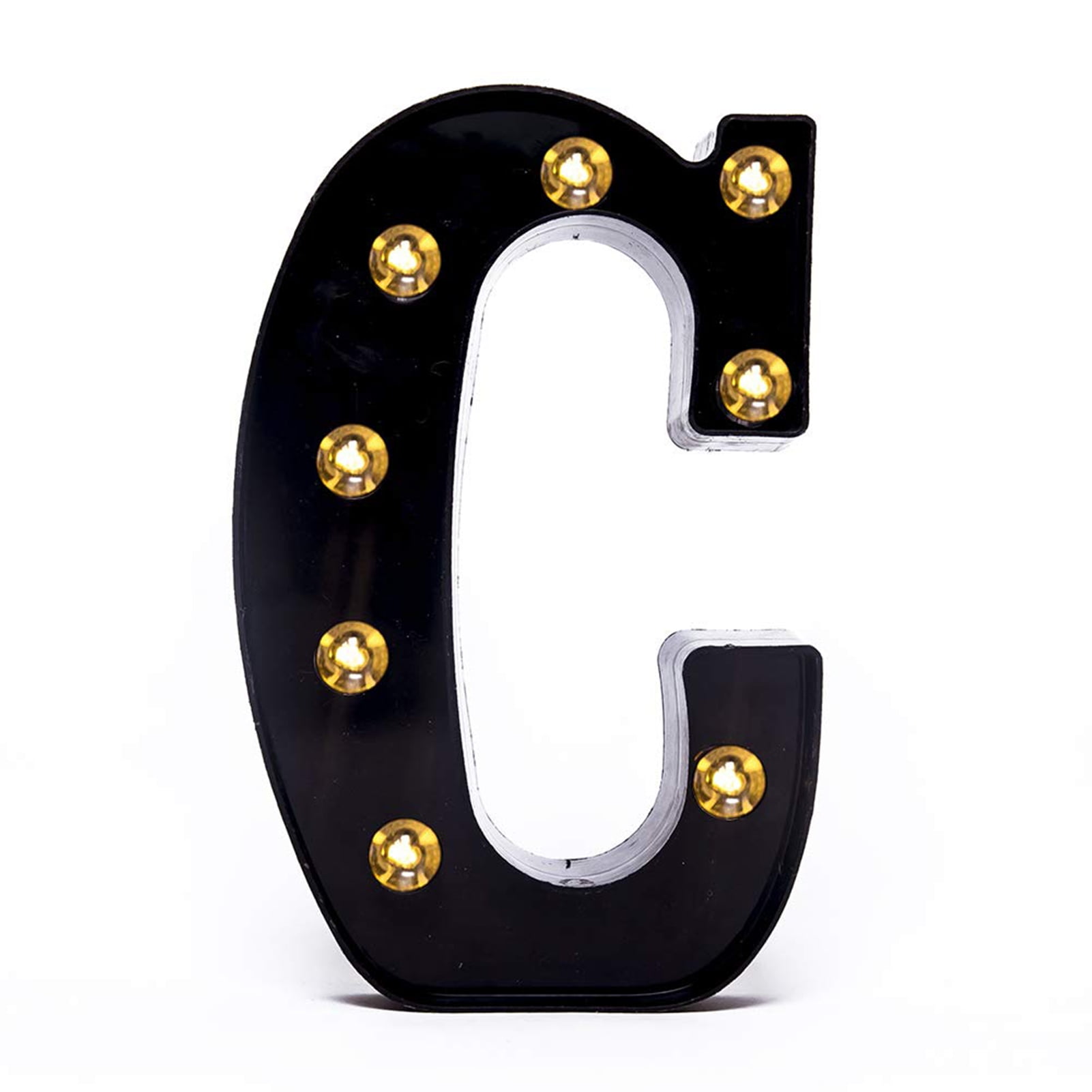 Mosey LED Alphabet Lights Sign Versatile Waterproof Battery Powered ...