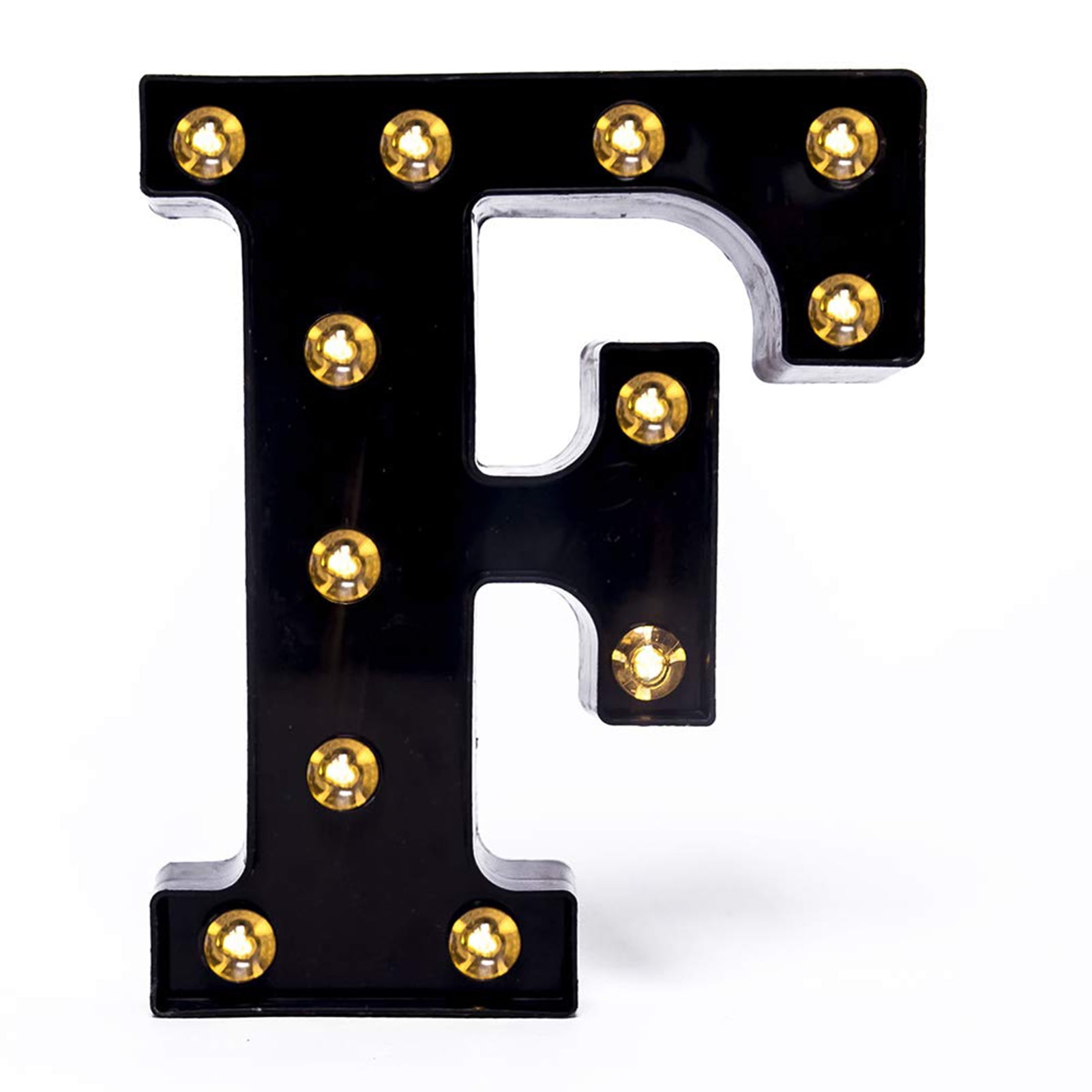 Mosey LED Alphabet Lights Sign Versatile Waterproof Battery Powered ...