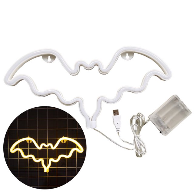 Mosey LED Neon Light Creative Shape USB/Battery Operated Flicker Free ...