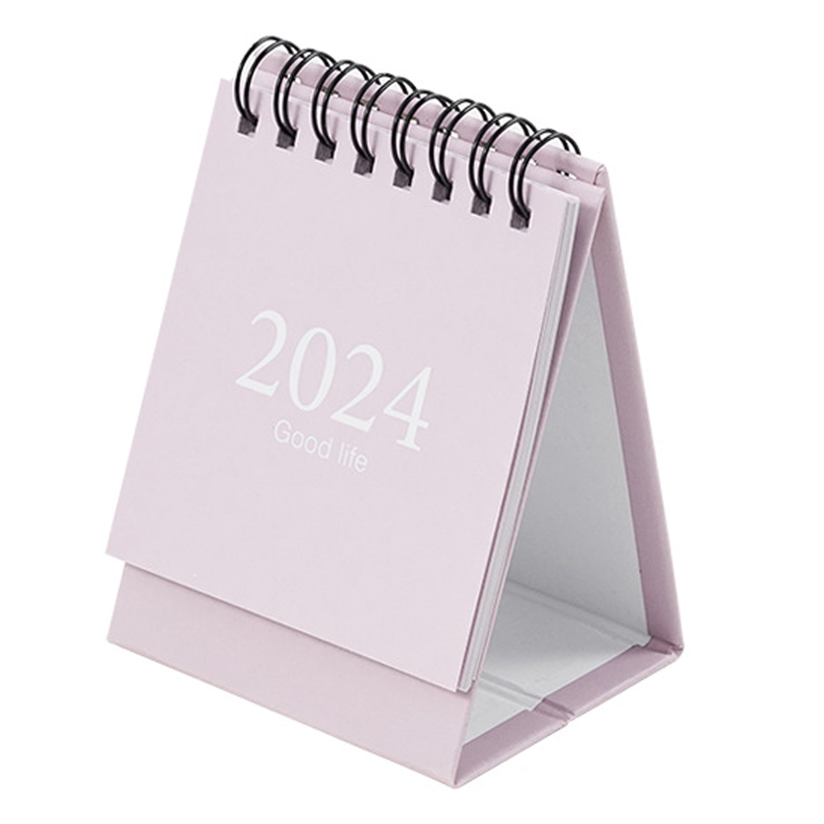 Mosey Mini Desk Calendar Spiral Coil Page Turning Date Recording 12 ...