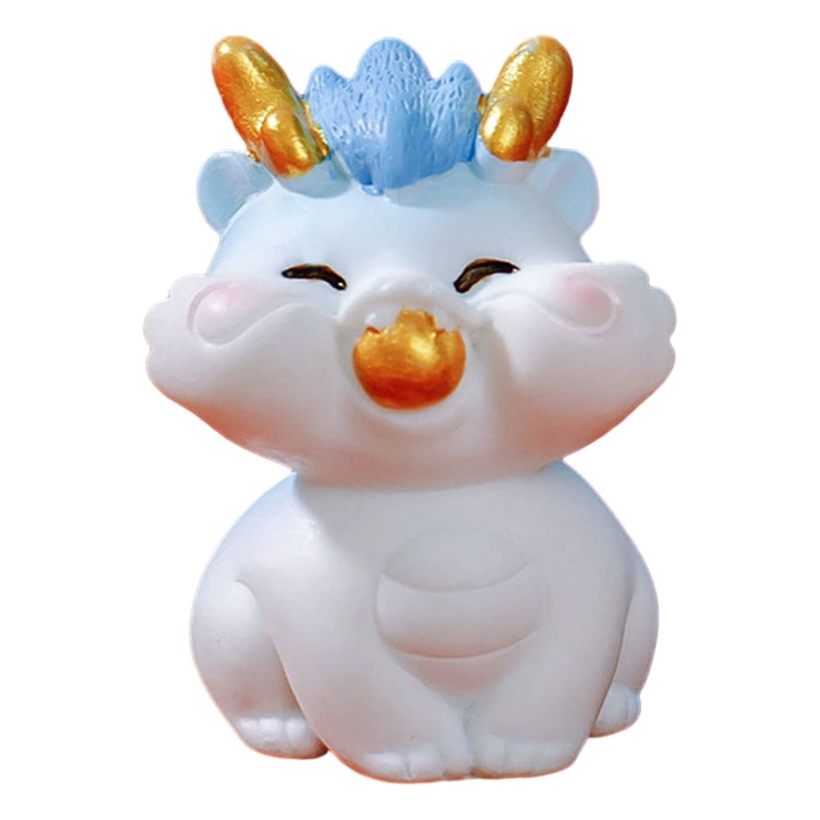 Mosey Mini Dragon Ornament Durable Adorable Resin Micro Landscape ...