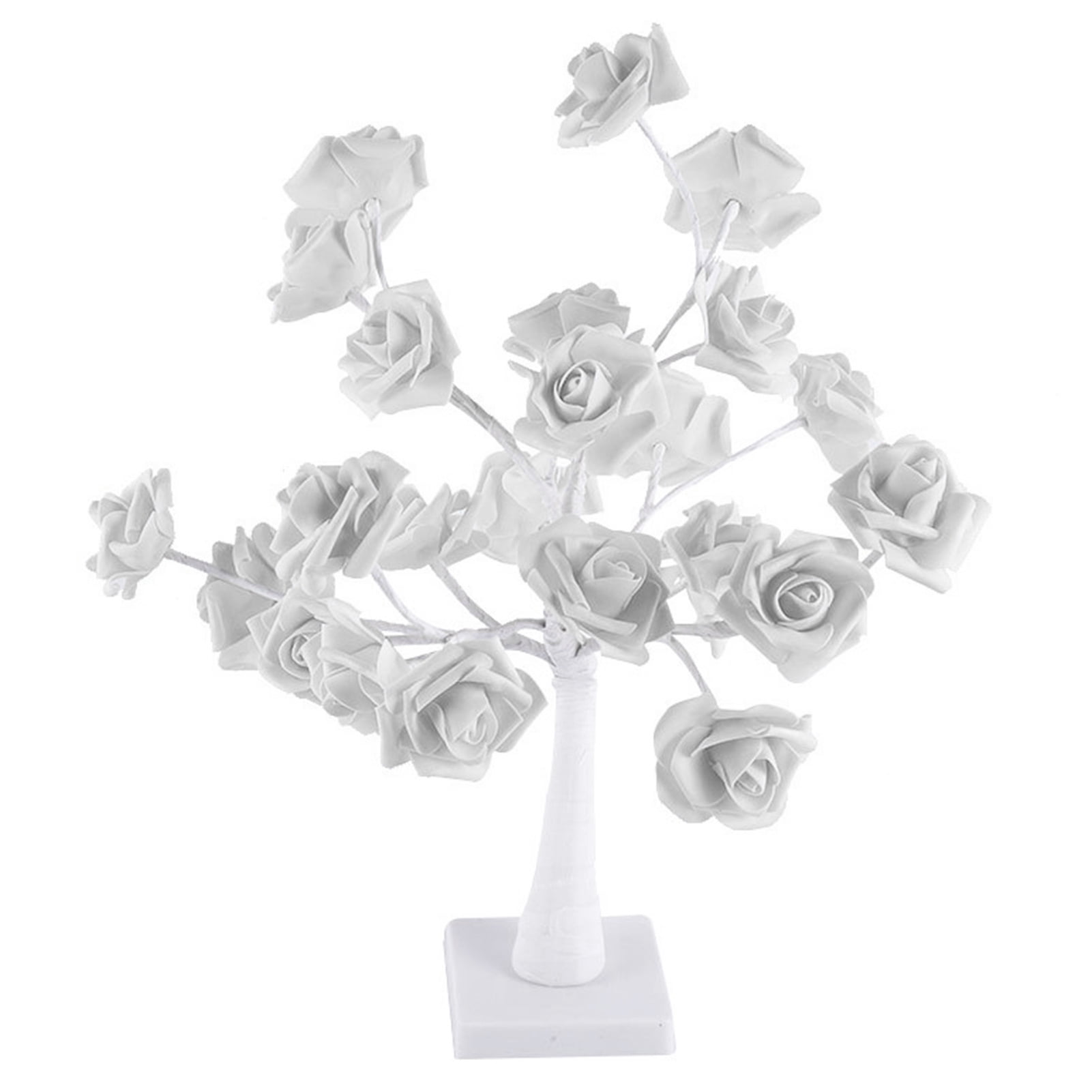 Mosey Rose Flower Lamp Realistic Looking Battery-operated Soft Lighting ...