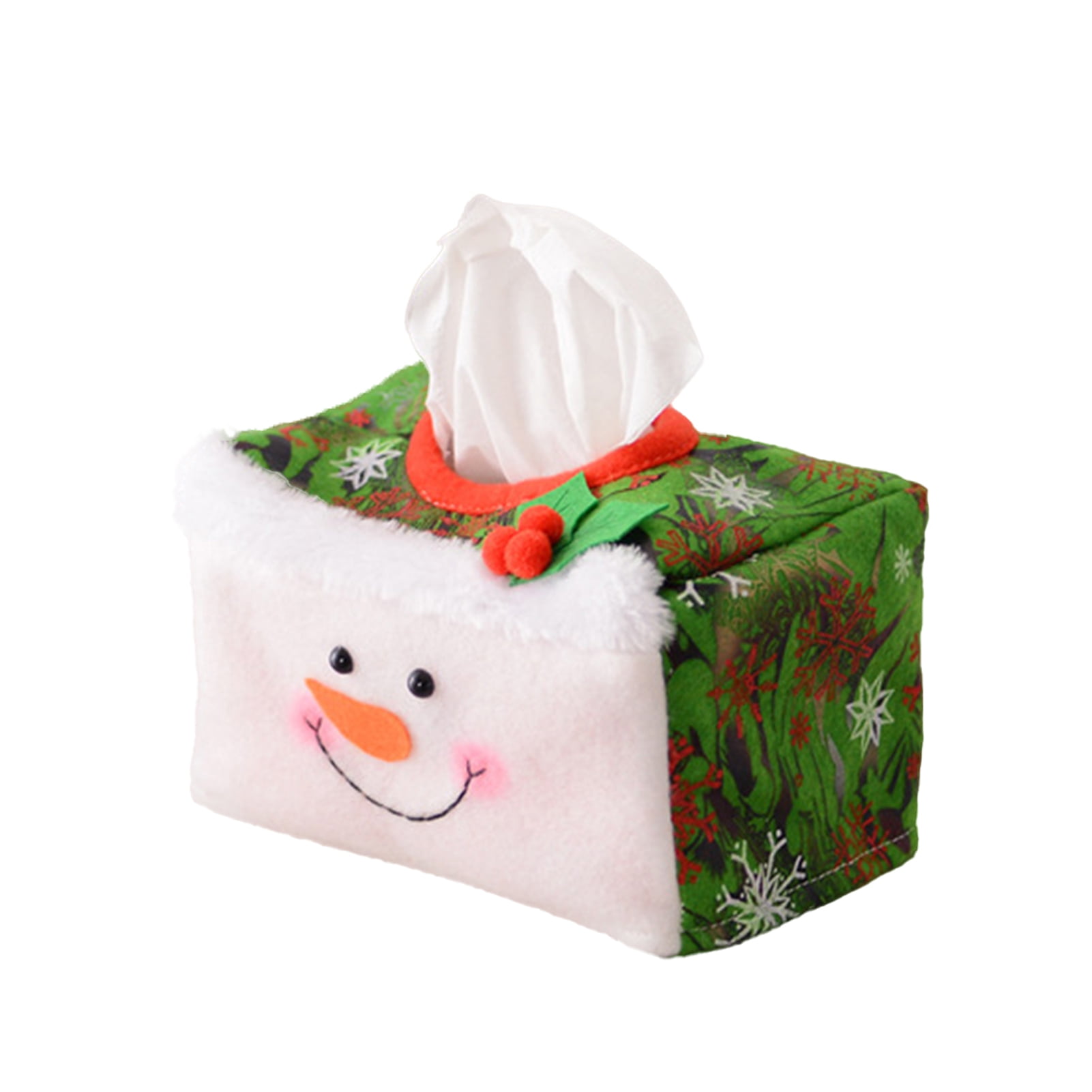 Mosey Toilet Paper Pouch Wide Application Creative Snowman Shape Tissue ...