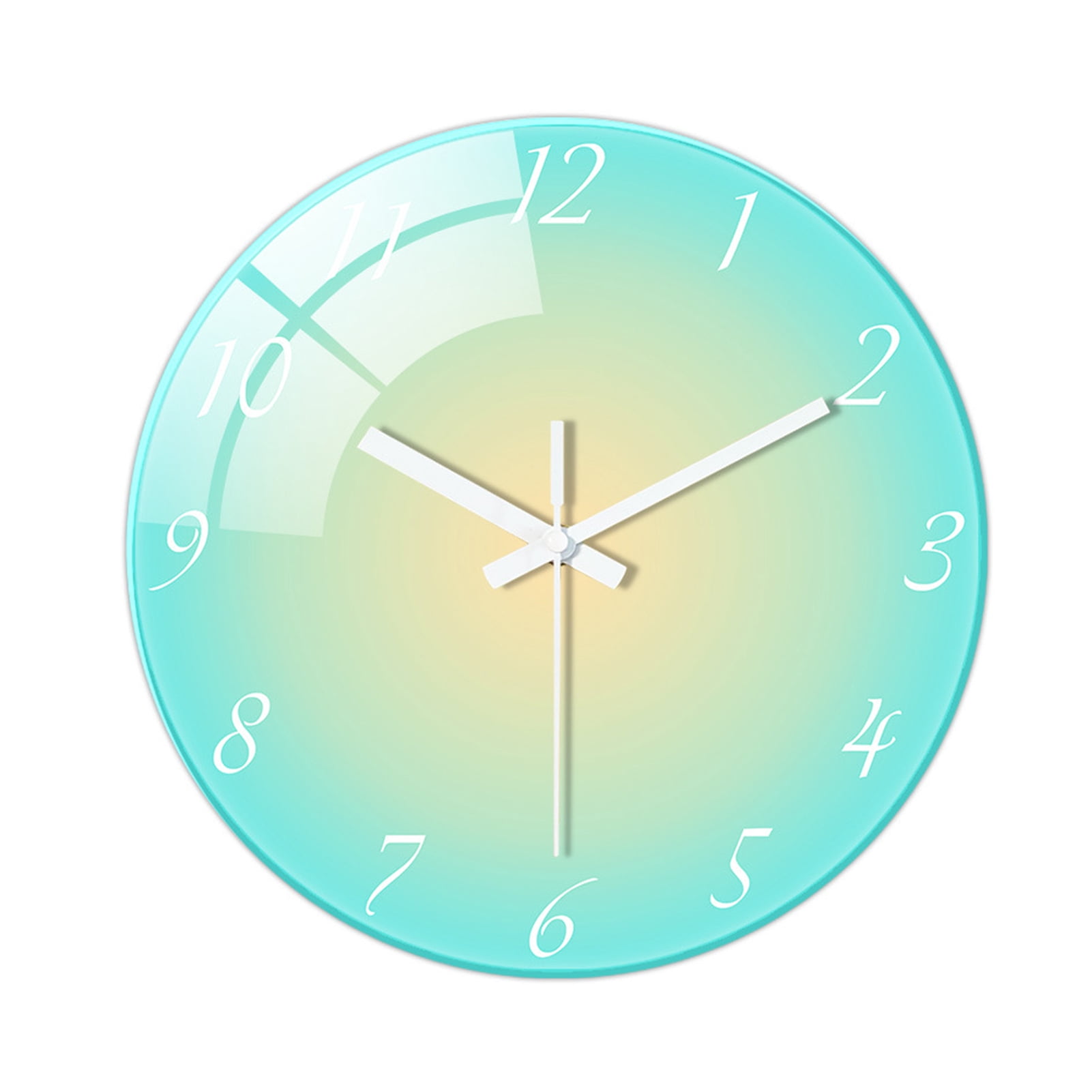 Mosey Wall Clock Silent Modern Battery Operated Easy to Read Quiet ...