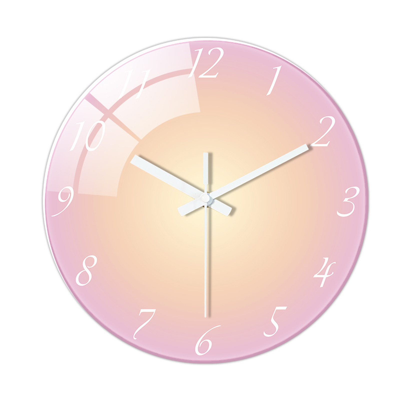 Mosey Wall Clock Silent Modern Battery Operated Easy to Read Quiet ...