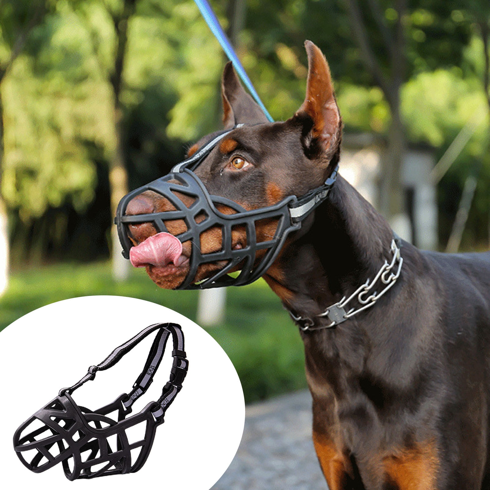 Mosey Wearable Dog Face Protector Sturdy for Outing Prevent Eating ...