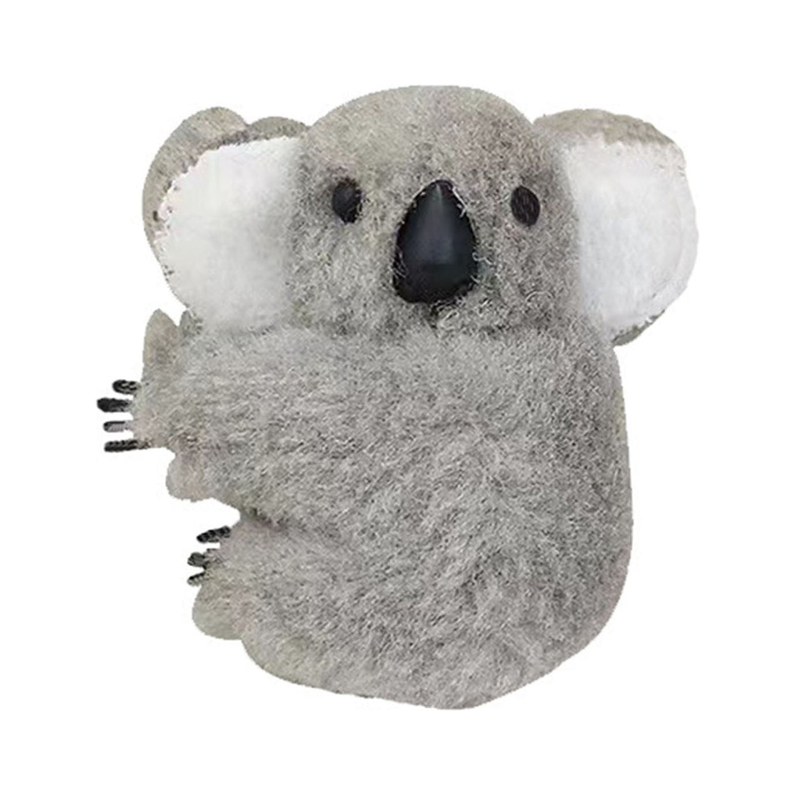 Mosey Women Hairpin Cartoon Plush Koala Hair Claw Anti-slip Side Clip ...