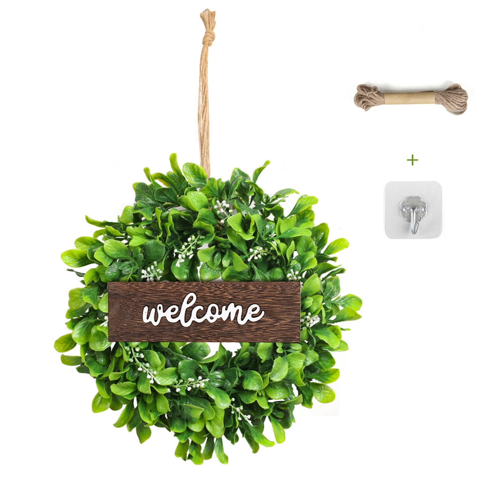 Mosey Wreath Door Sign Simulation Green Plant Wall Window Party Wedding ...