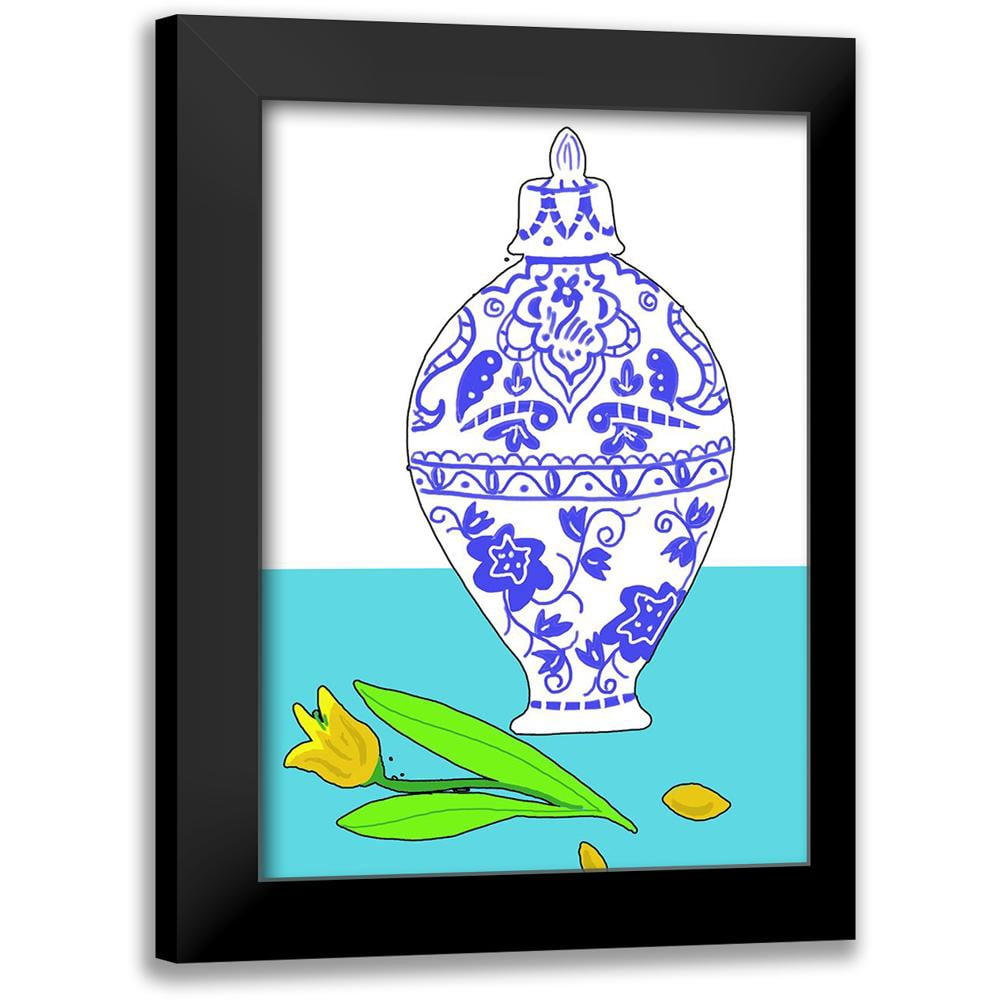Mosher, Deidre 11x14 Black Modern Framed Museum Art Print Titled - Blue ...