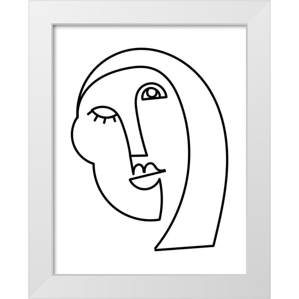 Mosher, Deidre 12x14 White Modern Wood Framed Museum Art Print Titled ...