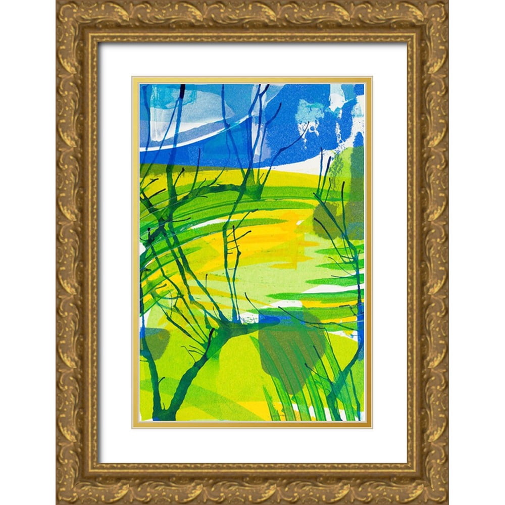 Mosher, Deidre 17x24 Gold Ornate Wood Framed with Double Matting Museum ...