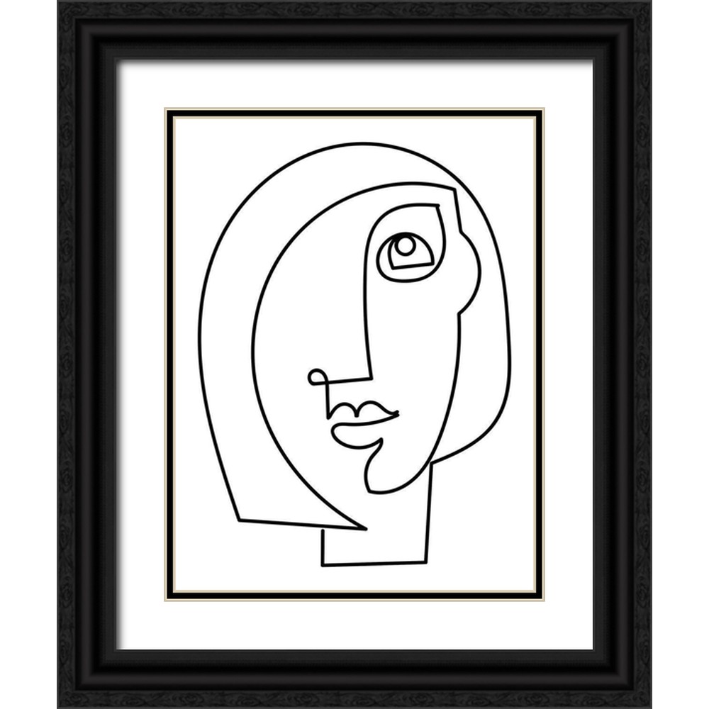 Mosher, Deidre 19x24 Black Ornate Wood Framed with Double Matting ...