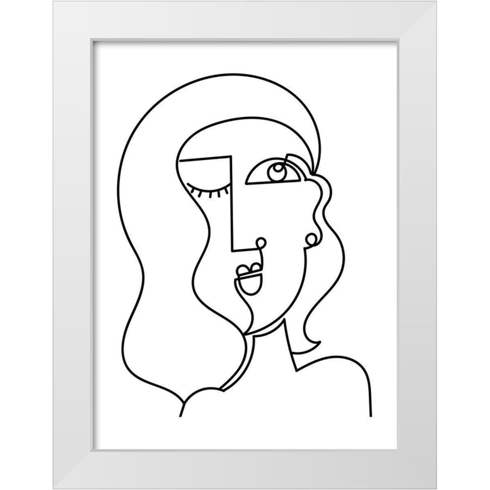 Mosher, Deidre 19x24 White Modern Wood Framed Museum Art Print Titled ...