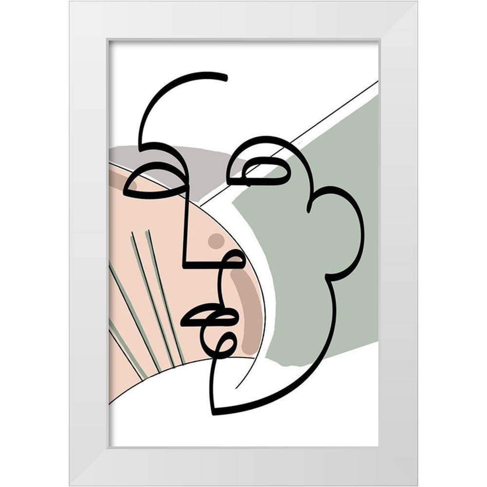 Mosher, Deidre 23x32 White Modern Wood Framed Museum Art Print Titled ...