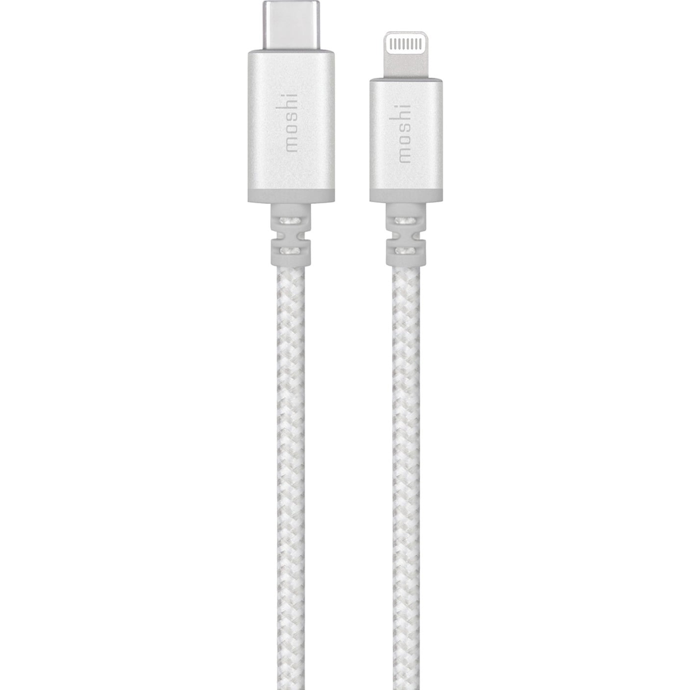 Moshi Integra USB-C to Lightning Cable 4 ft (1.2 m) Jet Silver ...