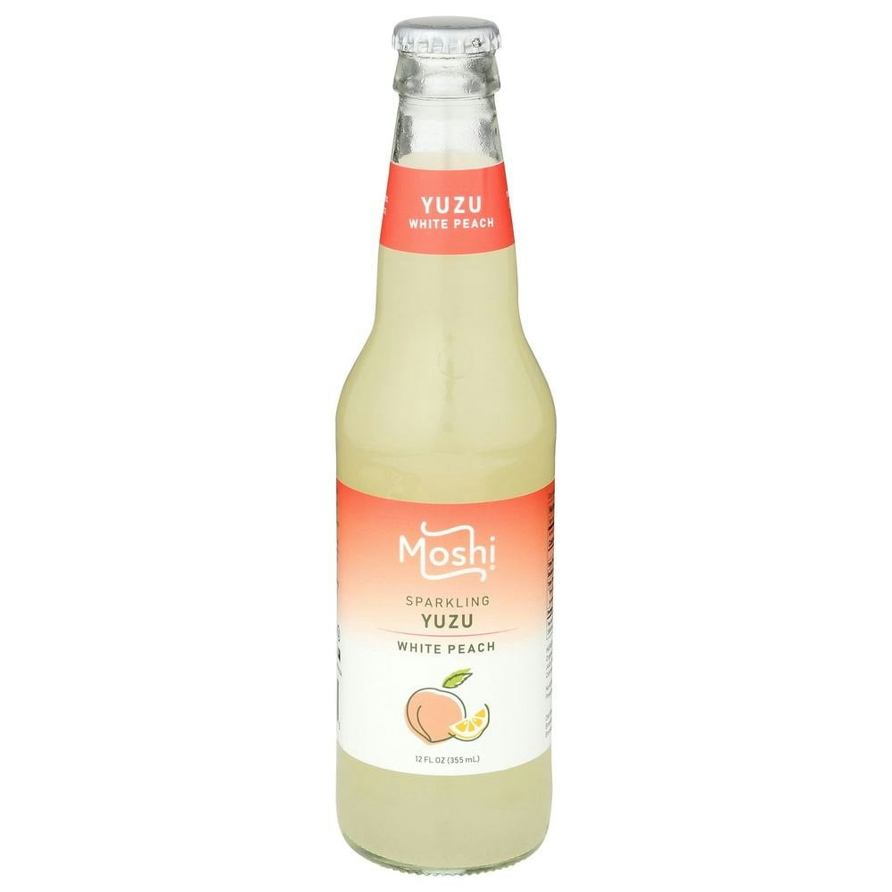 Moshi Juice Sparkling Yuzu Peach 12 fl oz (Pack of 12) - Walmart.com