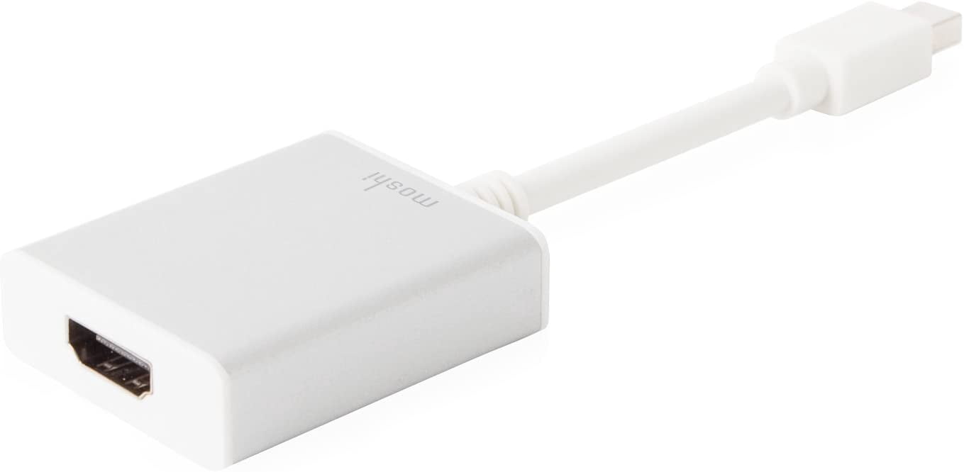 Moshi Mini DisplayPort to HDMI Adapter, Support 4K HD, Thunderbolt 2 or ...
