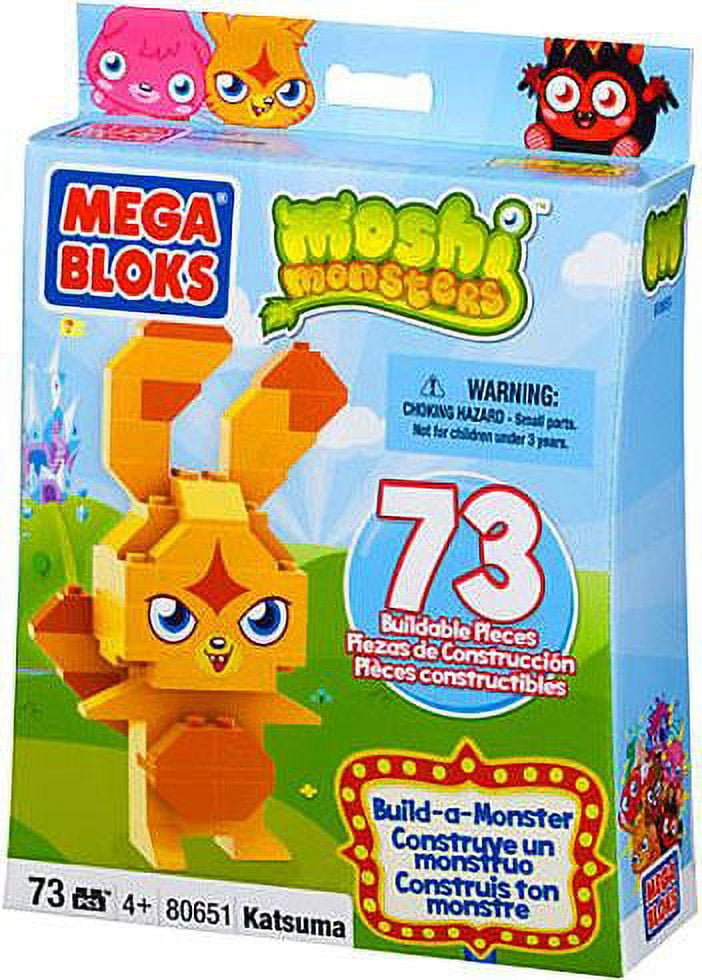 Moshi Monsters Build-a-Monster Katsuma Set Mega Bloks 80651 - Walmart.com
