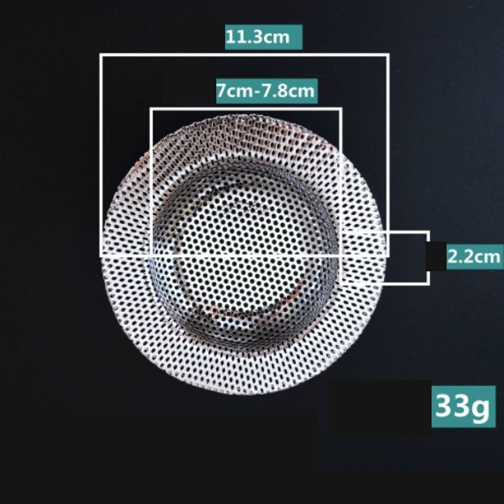 Mosiee 1 Pack Mesh Sink Strainer Plastic Silicone Kitchen Food Rice ...