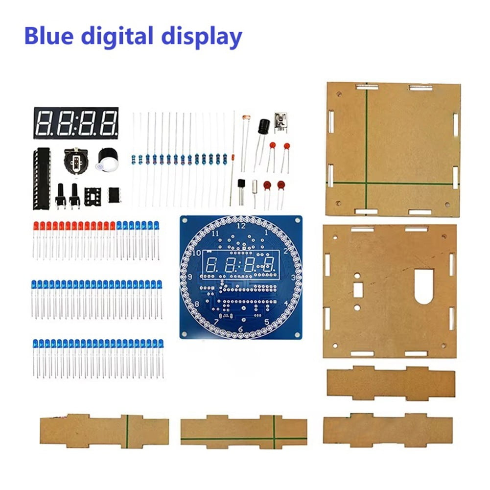 Mosiee 1 Set Electronic Clock Kit, Soldering Practice For Diy Timer Kit ...