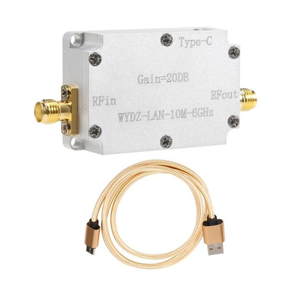 Mosiee 10M-6Ghz Low Noise Alf Gain 20/30/40Db High Flatness Lna Rf ...