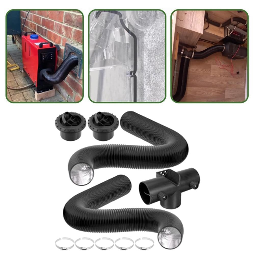 Mosiee 10Pc T-Pipe Auxiliary Heater Diesel Accessories Kit Car Heating ...