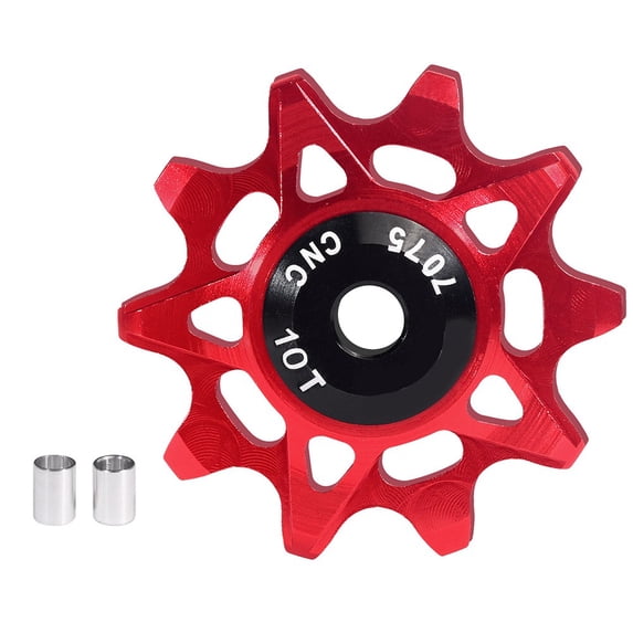 Mosiee 10T 16T Wheel Aluminum Alloy Pulley Porcelain Ball Bearing ...