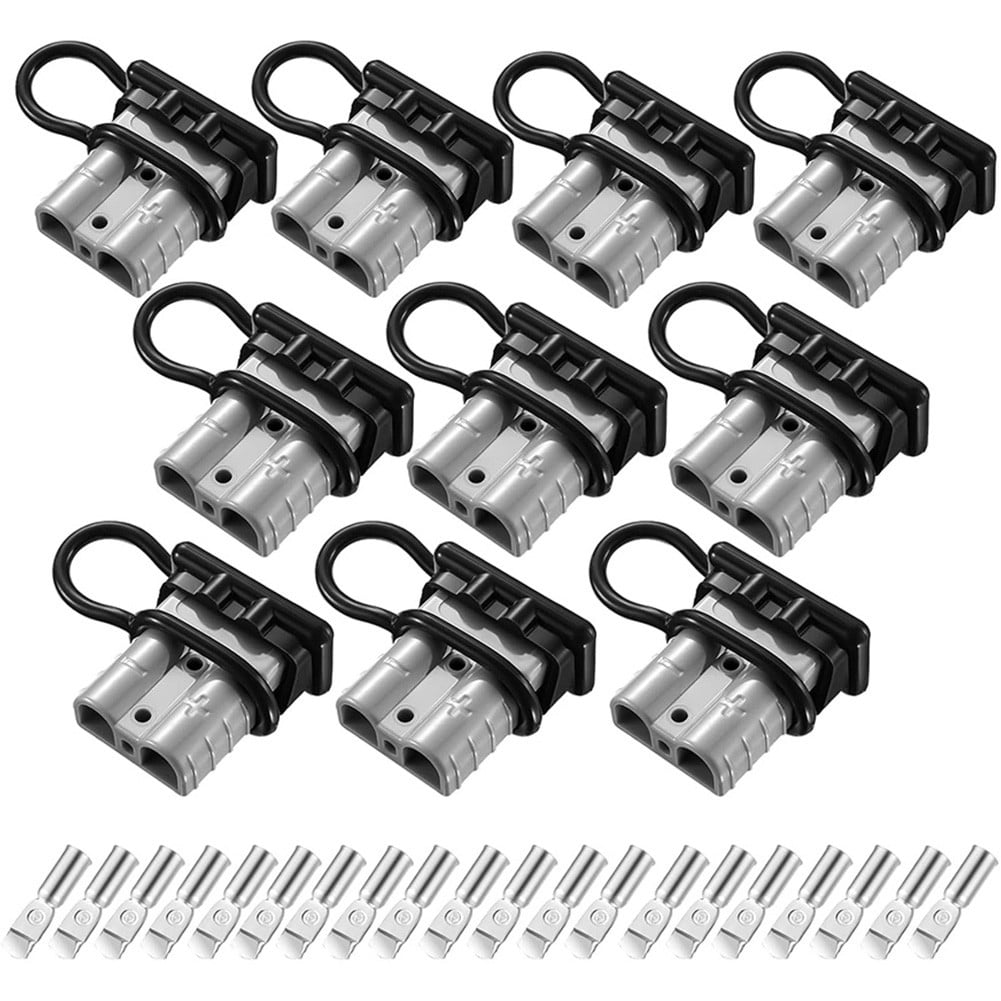 Mosiee 10X 50A For Anderson Connector 6-12WAG Battery Quick Connect For ...
