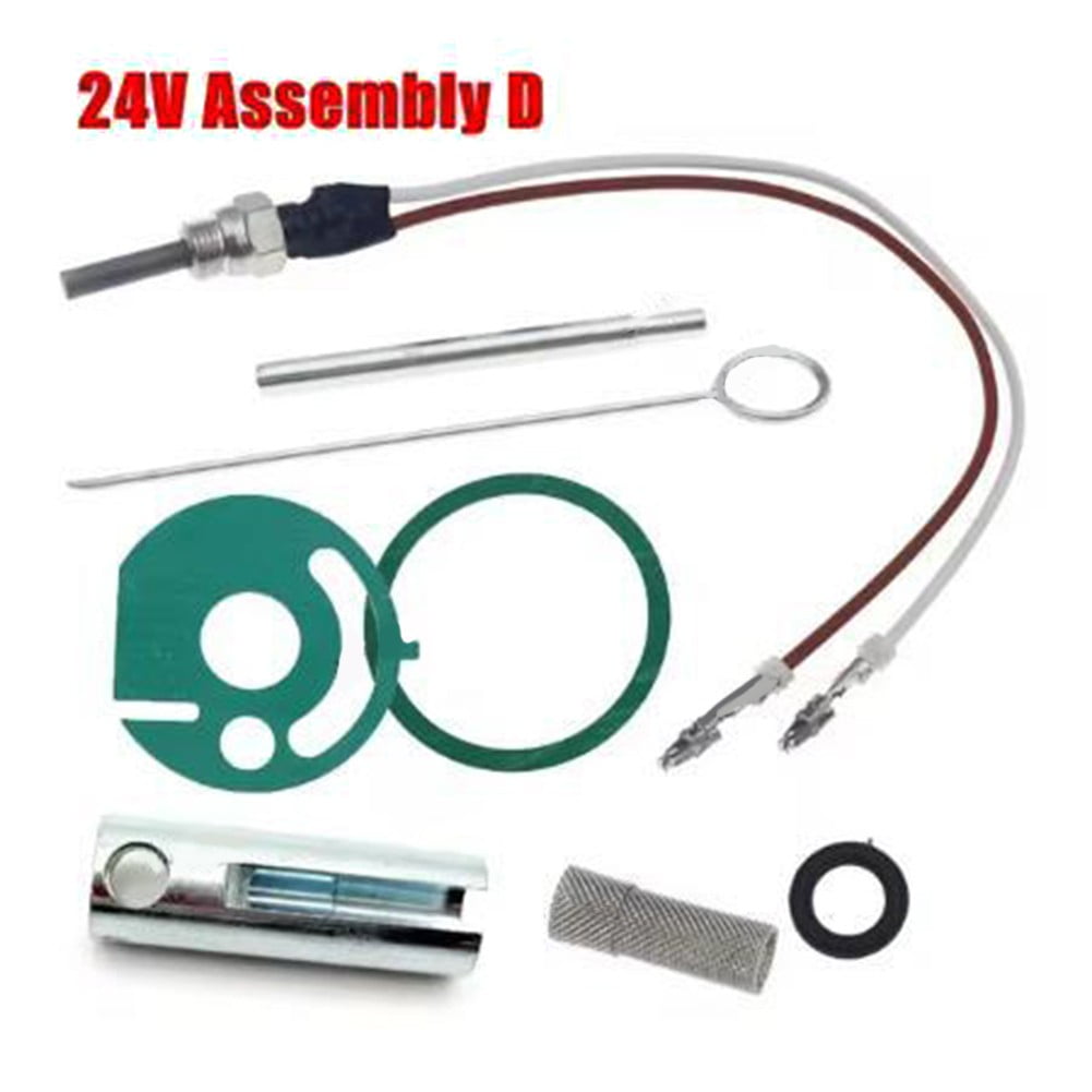 Mosiee 12V/24V Heater Parts Glow Pin Gasket Filter Wrench For ...