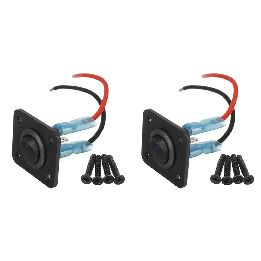 Mosiee 12V20A Blue & Red Led Rocker Toggle Switch Panel For Car Yacht ...