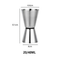 Stainless Jigger Cocktail Scale Measuring Cup Drink Bartender Barware ...