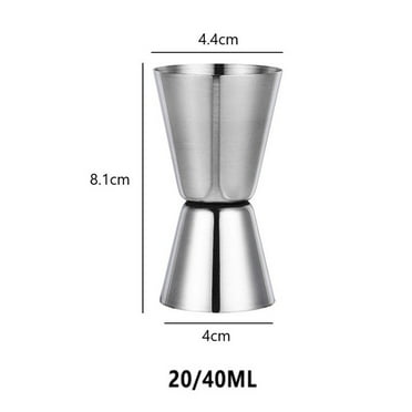 Stainless Jigger Cocktail Scale Measuring Cup Drink Bartender Barware ...
