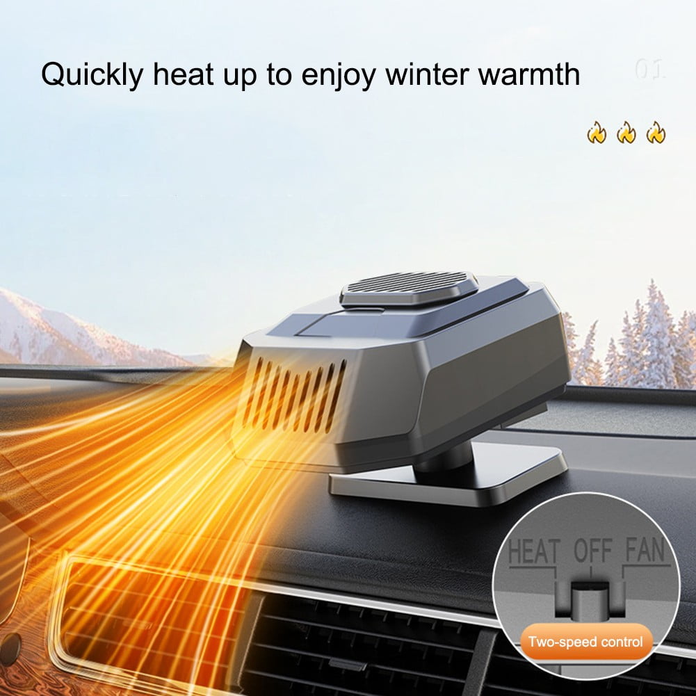 Mosiee 150W Electric Car Heater Dc 12V Heating Fan Defogger Defroster ...