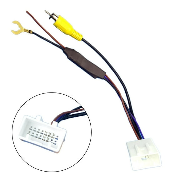 20ft Car RCA Video Extension Cable for Auto Backup Camera Monitor Rear ...