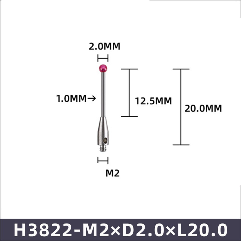 Mosiee 1Pc Cmm Touch Probe Cnc Probe Head 2Mm Stylus Ball Porcelain ...