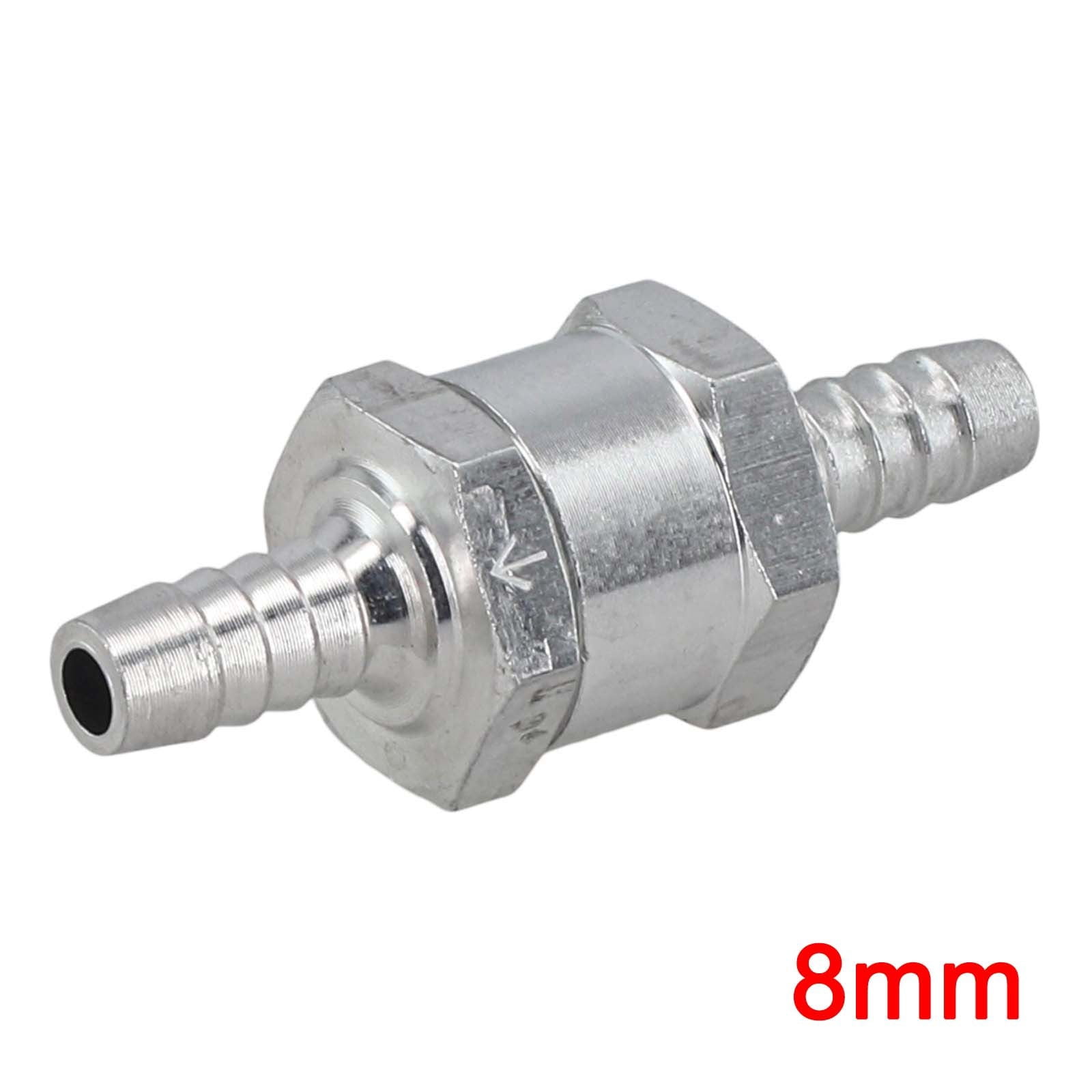 Mosiee 1Pcs auto ships 6/8/10/12mm aluminum-way check valve fuel water ...