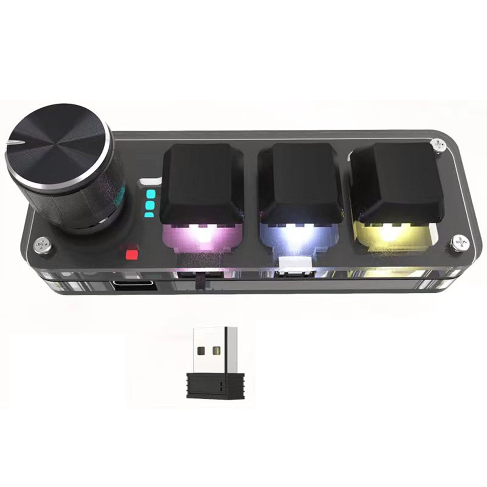 Mosiee 2.4G Programmable Multifunctional Mechanical Rgb Keyboard 3 Key ...