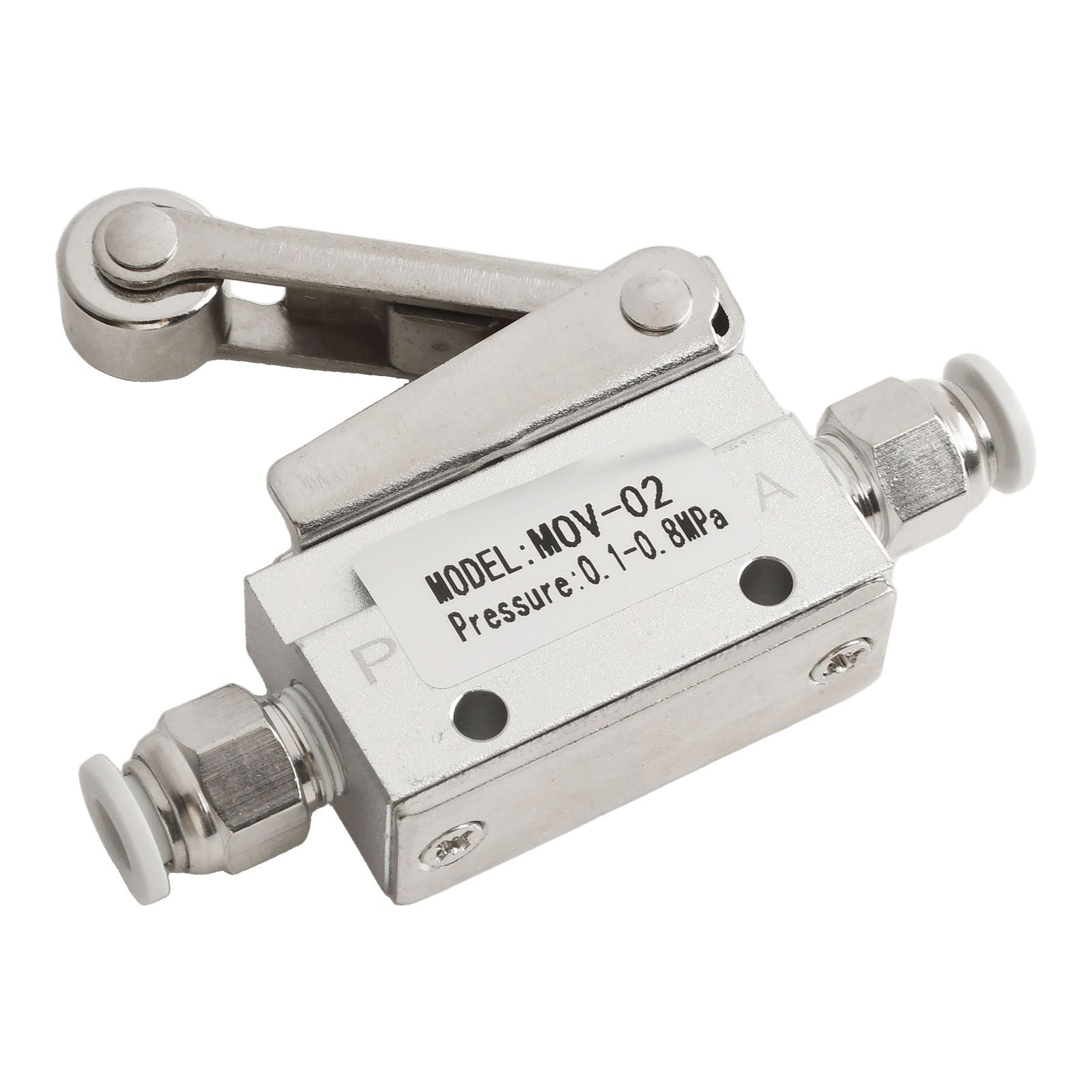 Mosiee 2 Position 2 Way 1/8In Roller Pneumatic Mechanical Valve N C On ...
