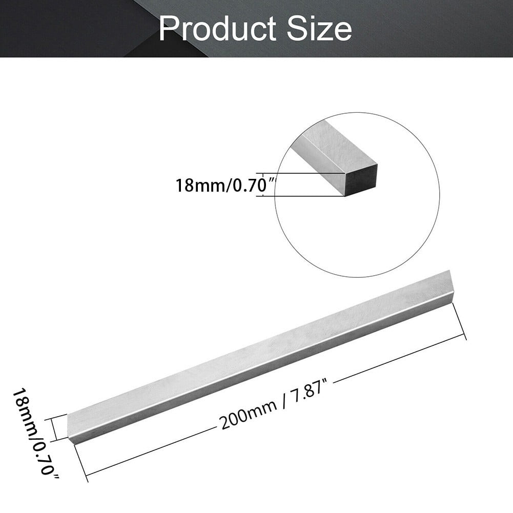 Mosiee 200Mm High Speed Steel Square Bar Milling Turning Bit Lathe Tool ...