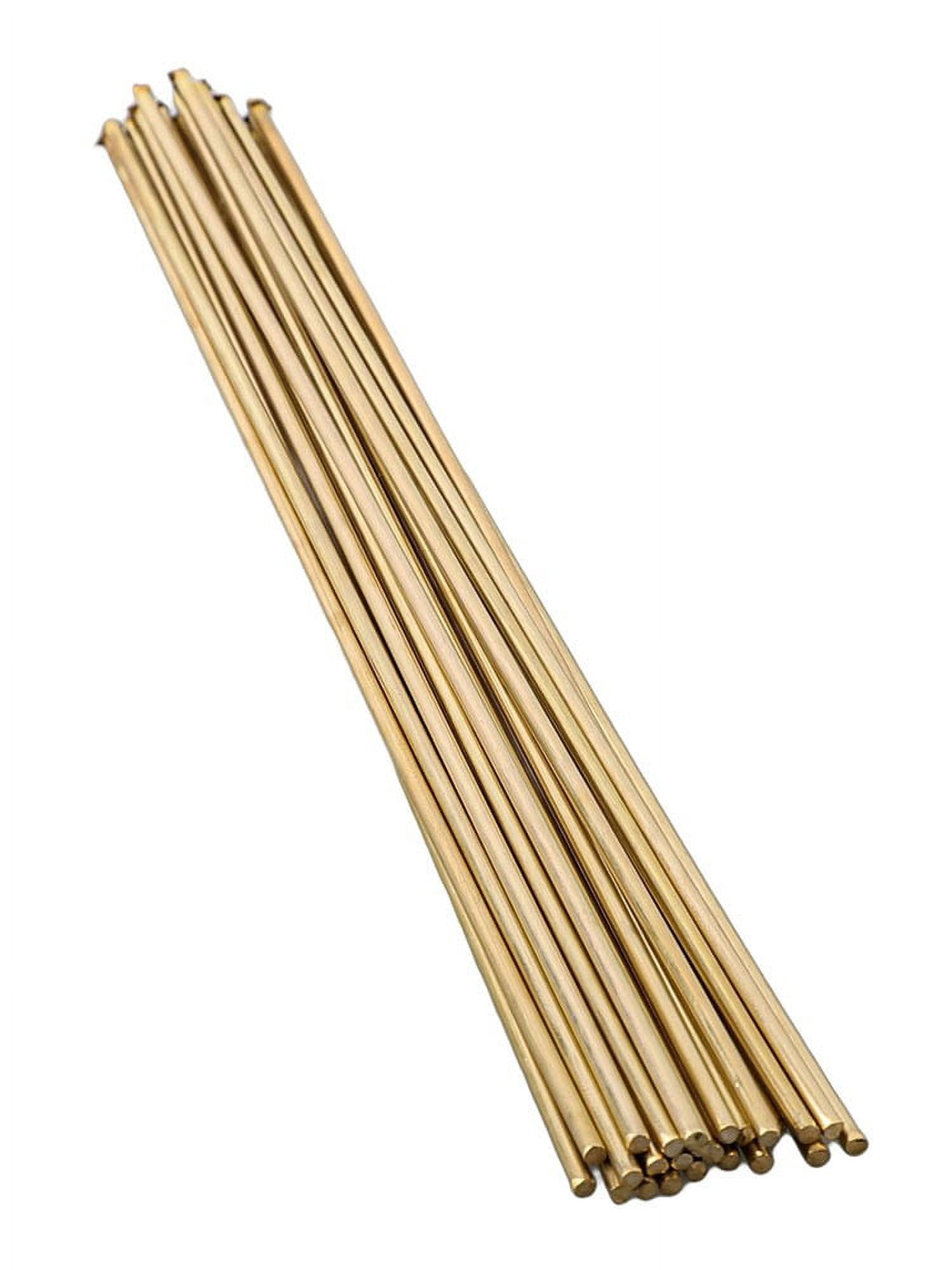 Mosiee 25Pcs 25Cm Brass Welding Rod 2.5Mm 3Mm Solder Brazing Rods For ...