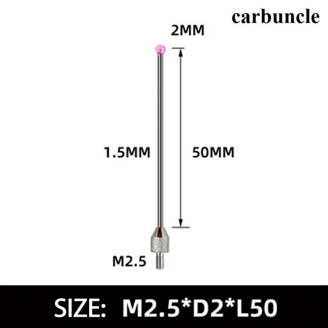 Mosiee 2Mm Carbuncle Tungsten Steel Head M2.5 Thread Micrometer Gauge ...