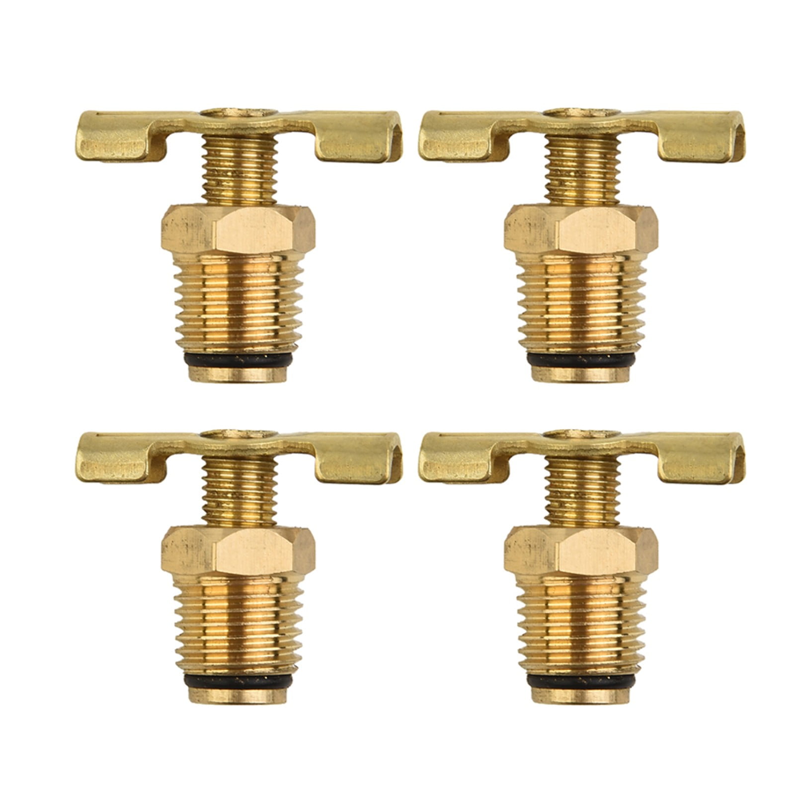 Mosiee 2PCS 1/2 Thread Air Compressor Tank Drain Plug Valve Port ...