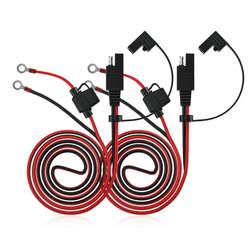 Mosiee 2Pin Ring Terminal Battery Connector Cable 1 4M Sae Harness ...
