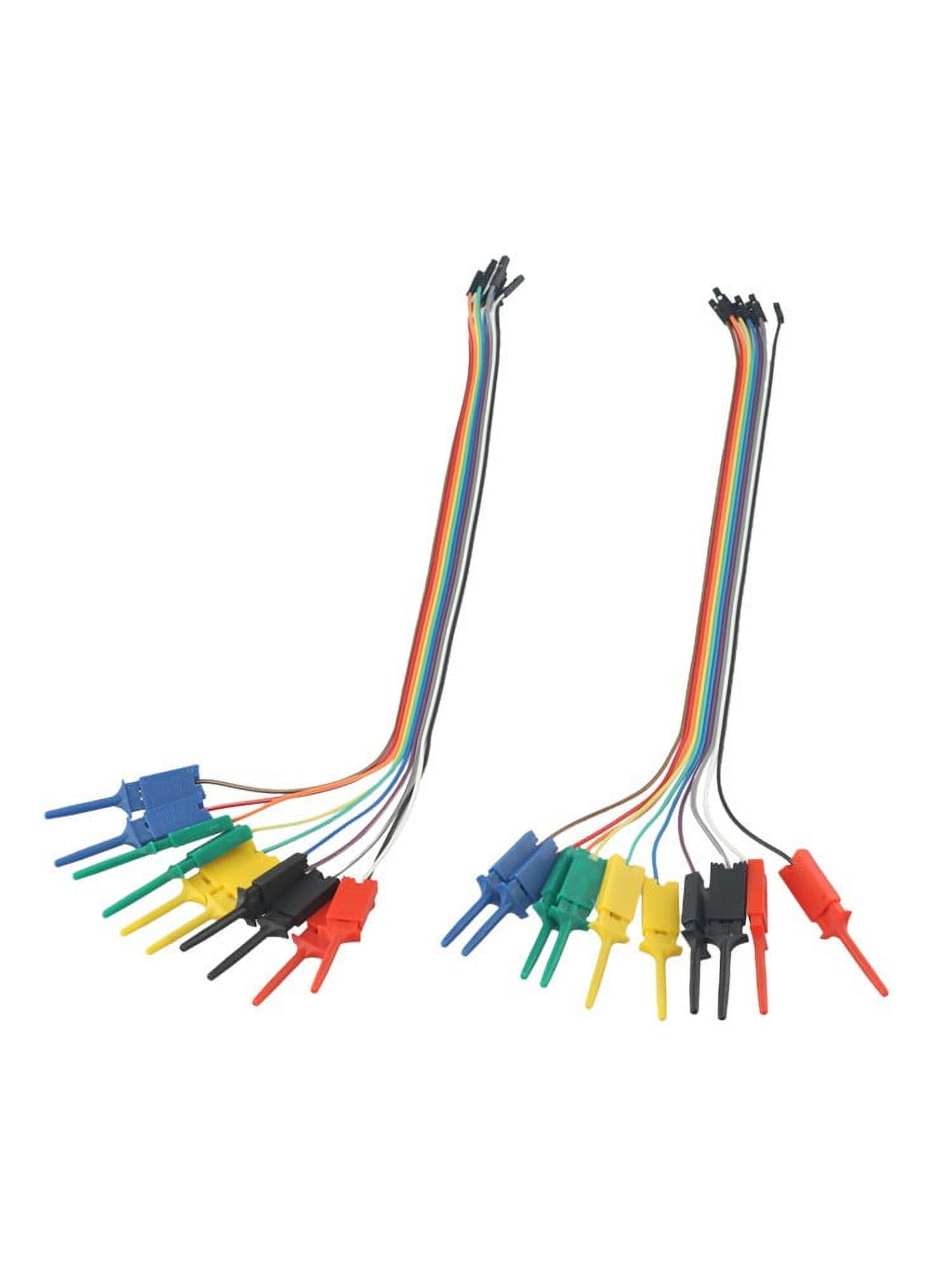 Mosiee 30Cm 10Pin Test Hook Clip Logic Analyzer Cable Wire Efficiency ...