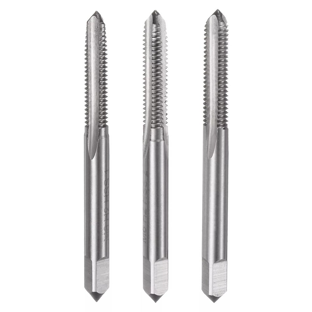 Mosiee 3Pcs Metric Hand Tap Set M6 X 1 Taper/Plug/Bottom Thread Screw ...