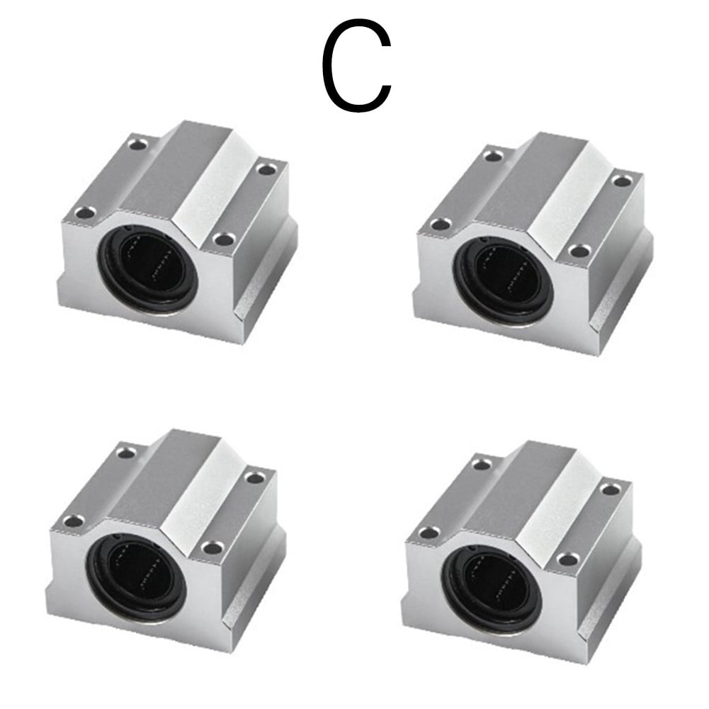 Mosiee 4Pcs Linear Motion Ball Bearing Slide Bushing For 3D Printer,4 ...