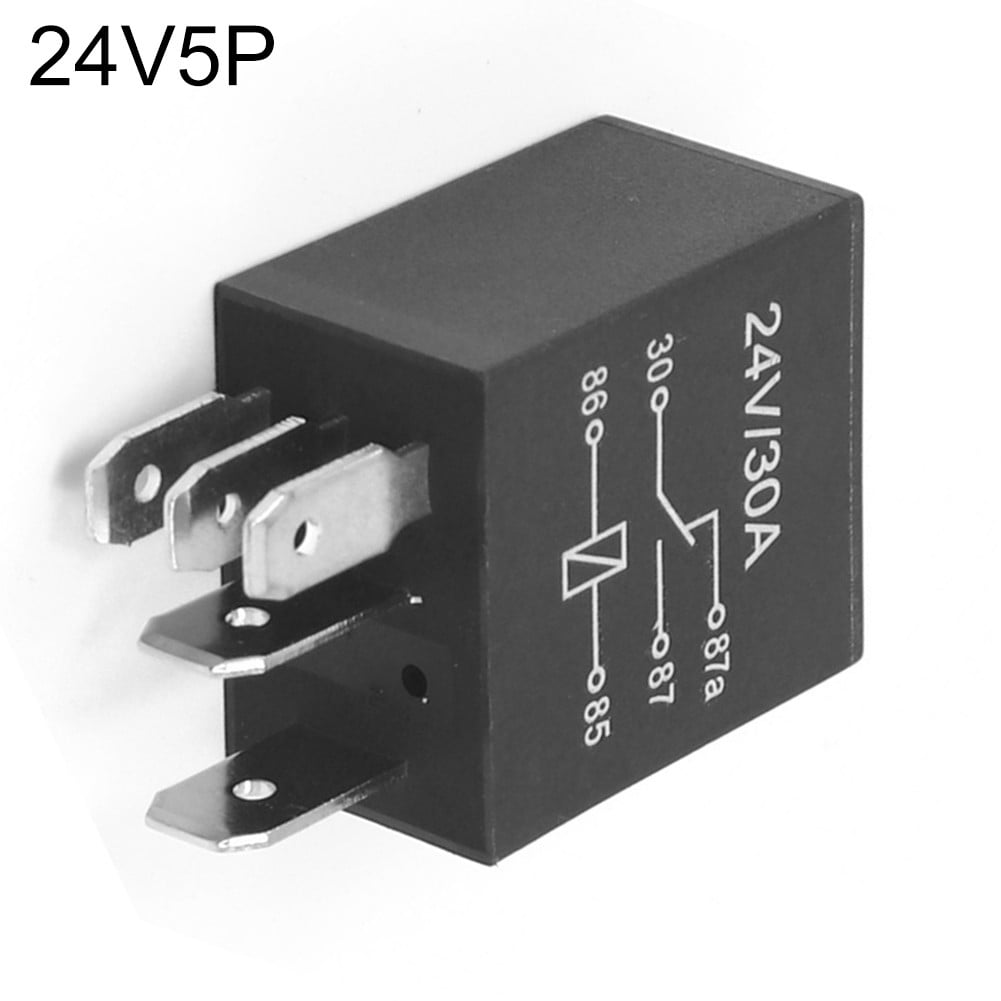 Mosiee 5 Pin 12/24V 30A Relay Automotive Relay Relay for Car Motor ...
